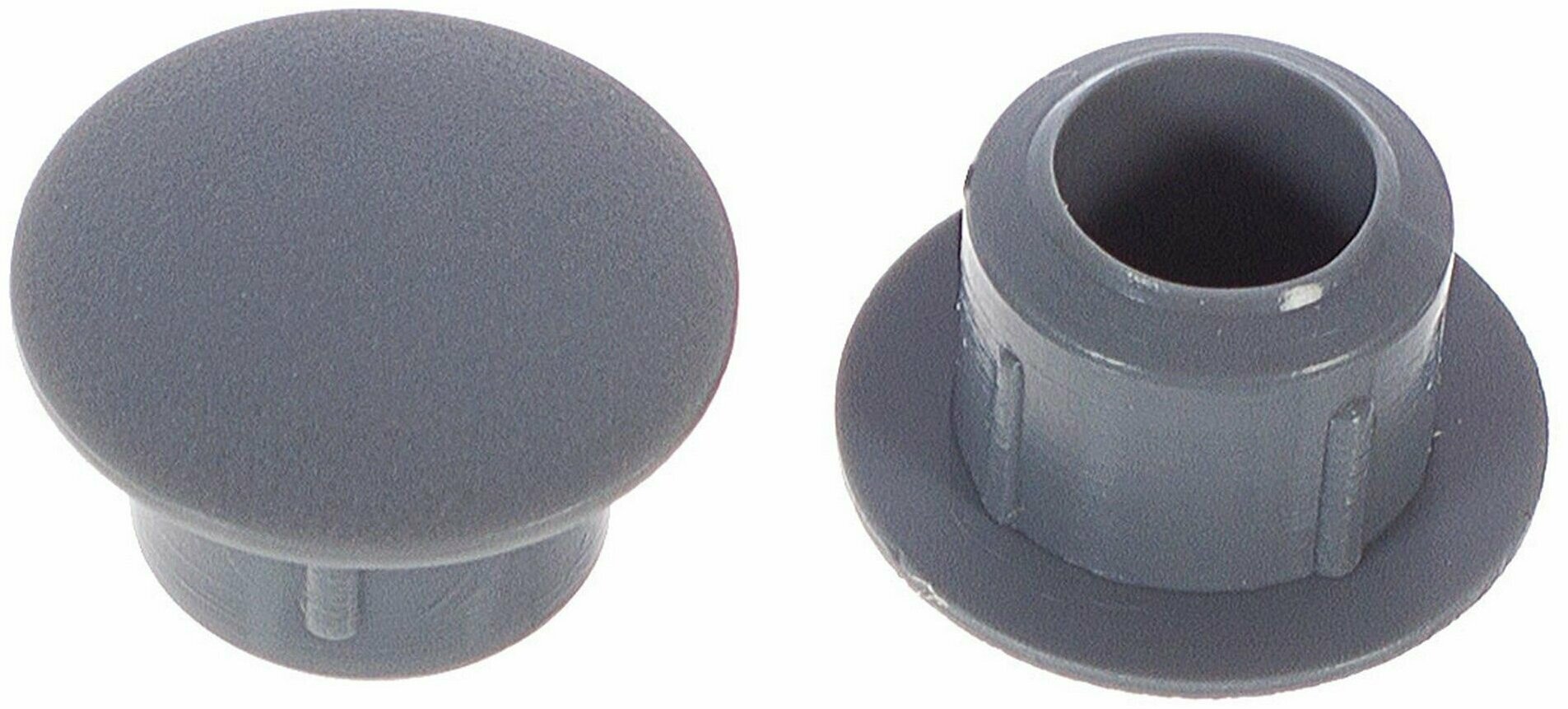 Декоративная заглушка для отверстия 10мм, 100шт, пластик, темно-серая