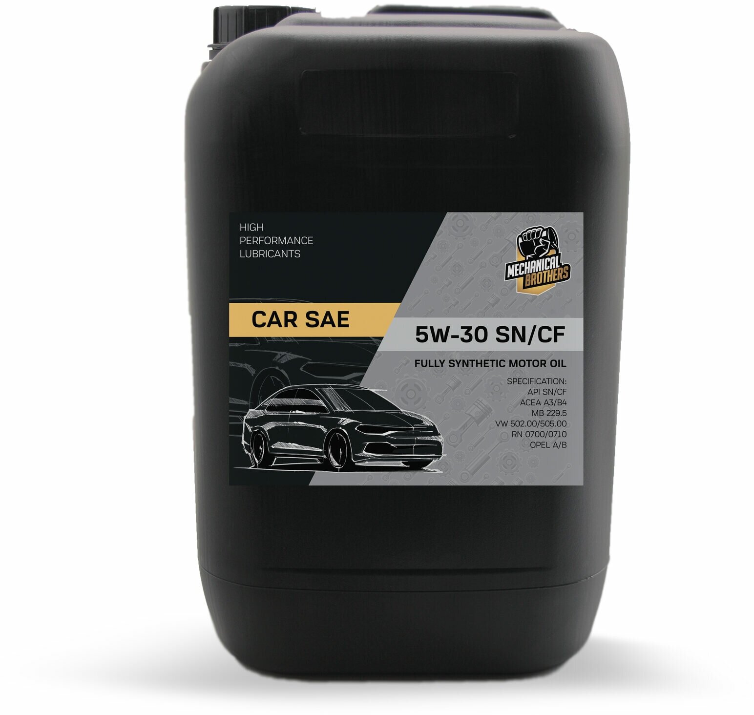 Моторное масло Mechanical Brothers 5W-30 SN/CF Синтетическое 10л