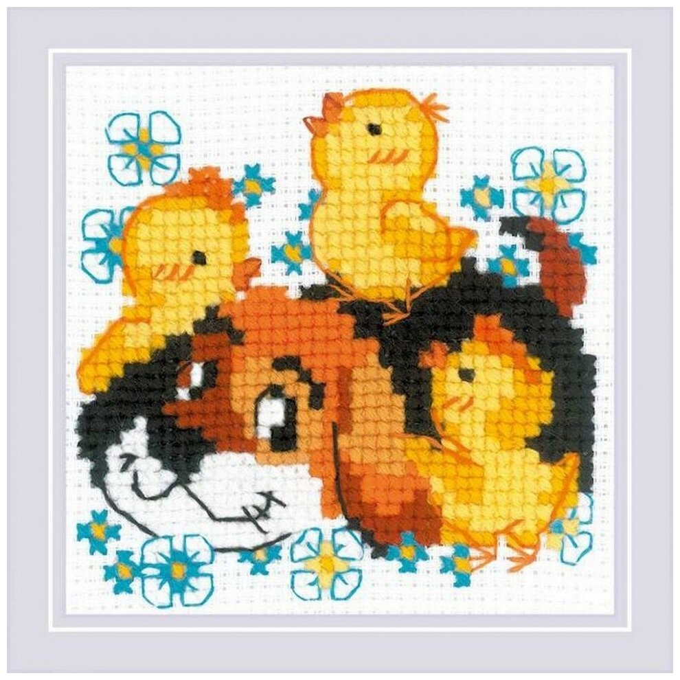 Набор для вышивания Риолис #1840 Дружок, Счетный крест, 10 х 10 см