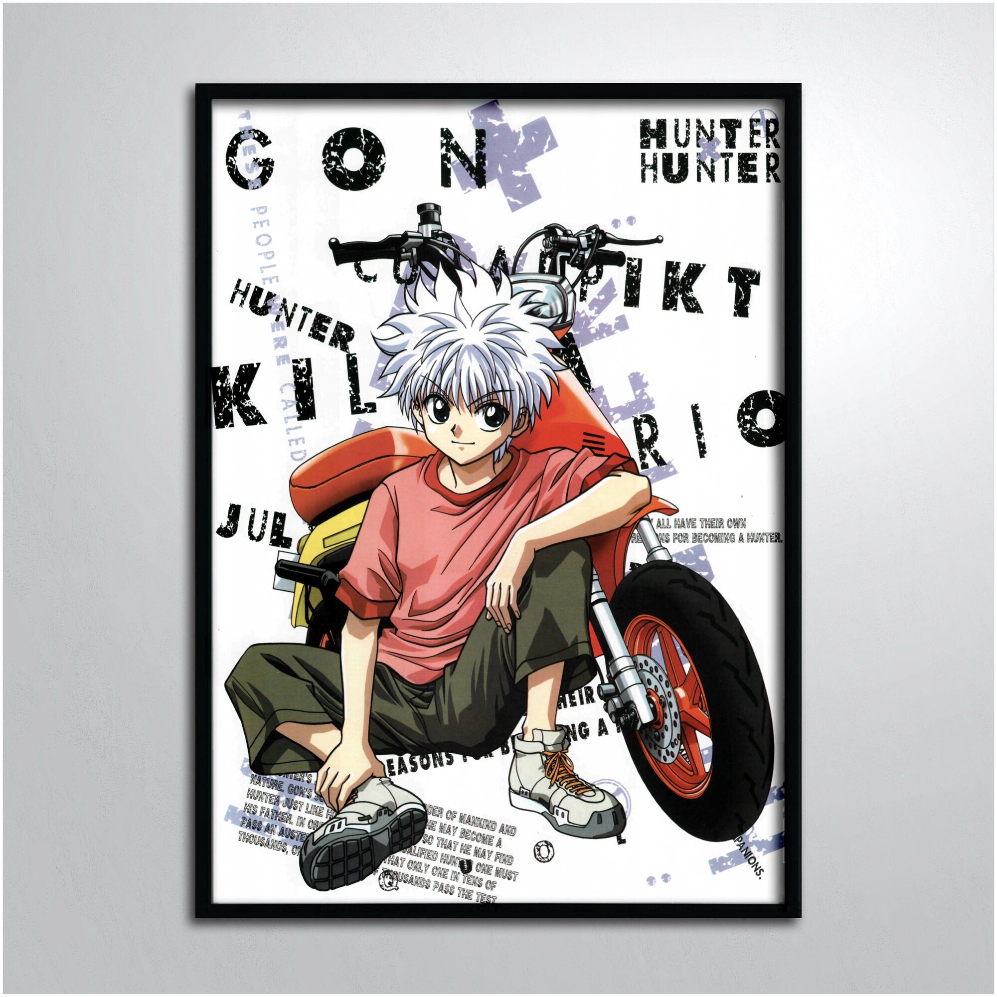Постер в раме/Аниме Хантер х Хантер Киллуа hunter x hunter