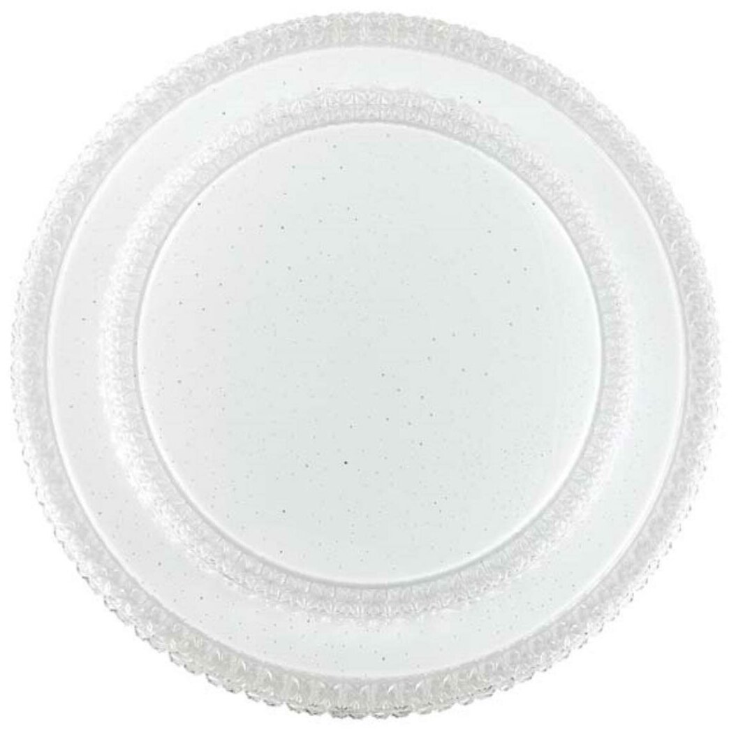 2041/EL PALE SN 197 Светильник пластик/белый/прозрачный LED 72Вт 3000-6300K D450 IP43 пульт ДУ FLOORS Sonex