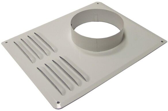 Фланец с жалюзи для воздуховода диаметр 100 мм, регулируемая вентиляционная система