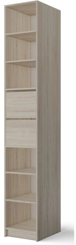 Гардеробная система, модуль Харбен 6, Легкомаркет, 40-50-220, полки, с ящиками, дуб сонома