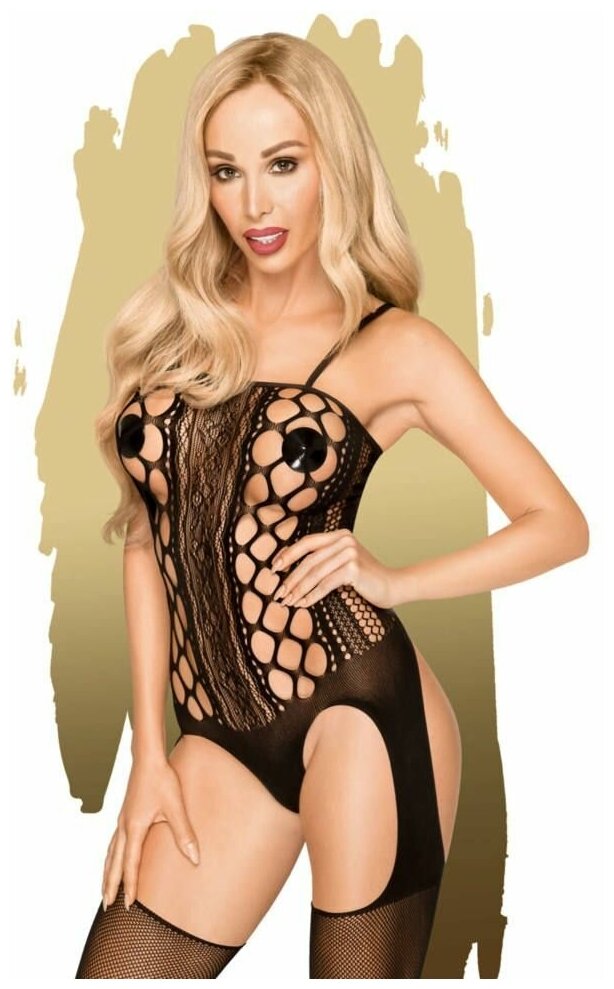 Соблазнительный комбинезон Bomb squad с имитацией шнуровки