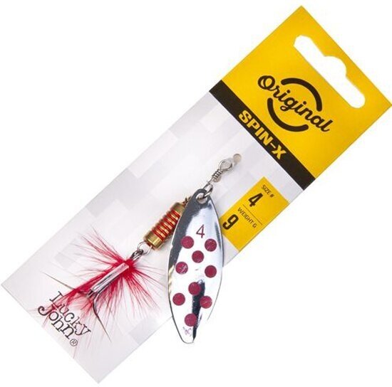 Блесна вертушка Lucky John SPIN X LONG 04 9,0г SR