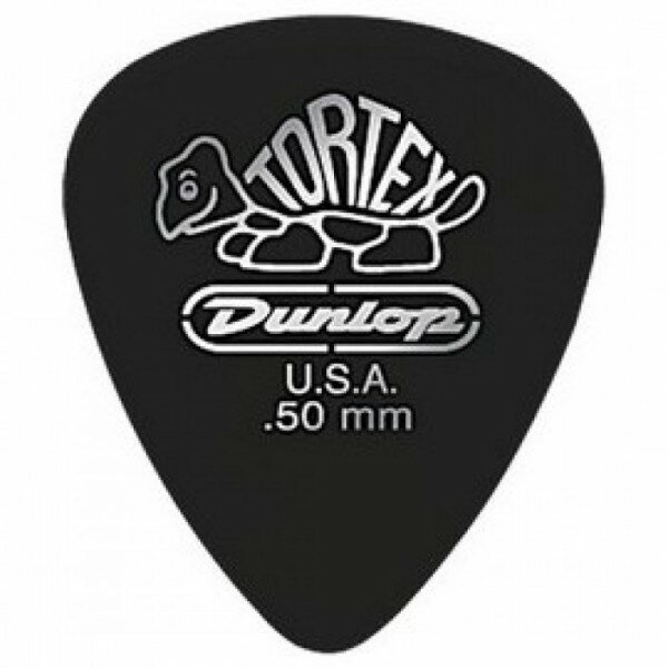 Медиатор Dunlop 488R.50 Pitch Black, 0.50 мм, 1 шт.