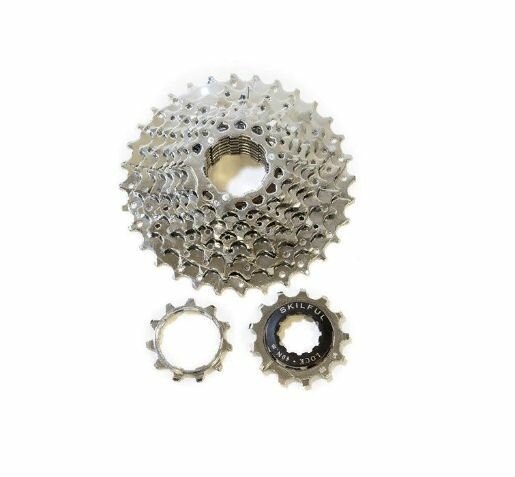 Кассета TRIX 9 скоростей, зубья 11-32, сталь, никелированная