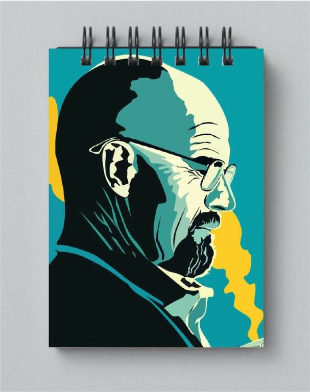 Блокнот Во все тяжкие, Breaking Bad №4, Размер А6, 10 на 15 см