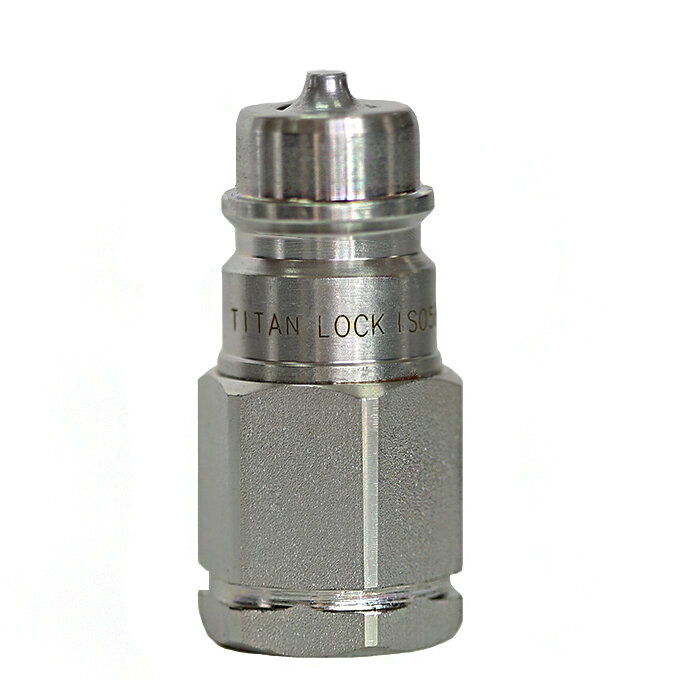 1/2 in, БРС серия M, ISO 5675, ниппель с метрической внутр. резьбой, оцинк. сталь TL4M-PF/22X1.5 TITAN LOCK