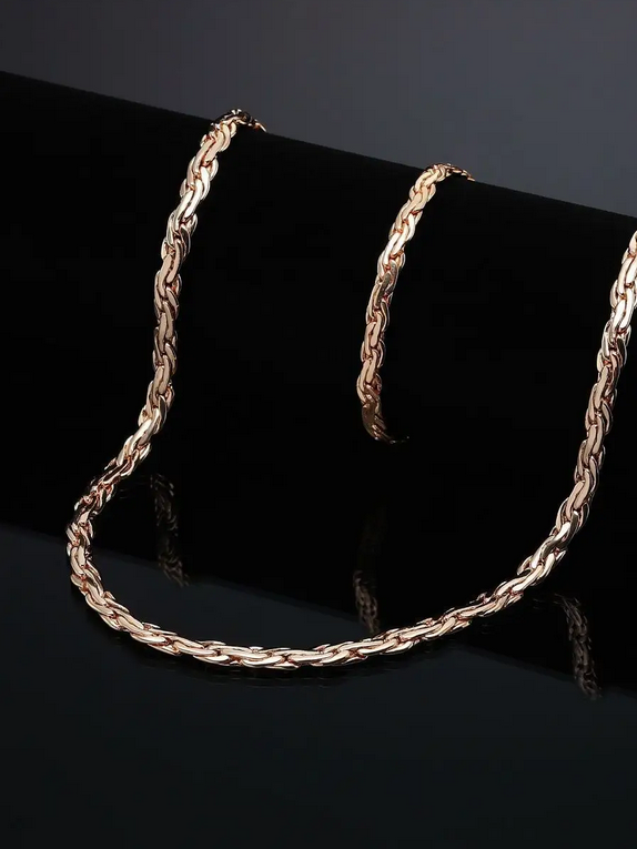 Комплект бижутерии: браслет, цепь