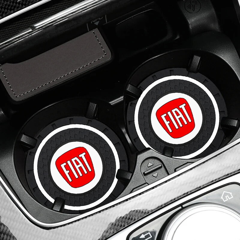Коврик в подстаканник автомобиля FIAT, 2 шт