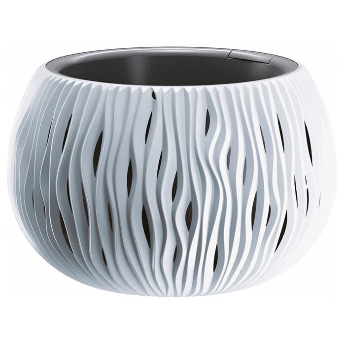 Комплект кашпо Prosperplast Sandy Bowl DSK290-S449 2шт. white