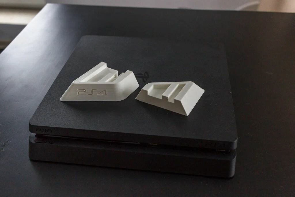 Подставка для PS4 Slim/вертикаль/белый — фото 1