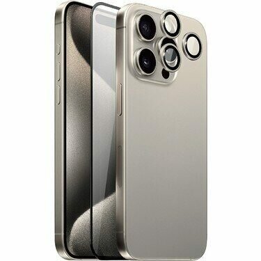 Набор защитных стёкол для камеры и экрана на Iphone 15 pro max 2в1 wiwu wi-ip002