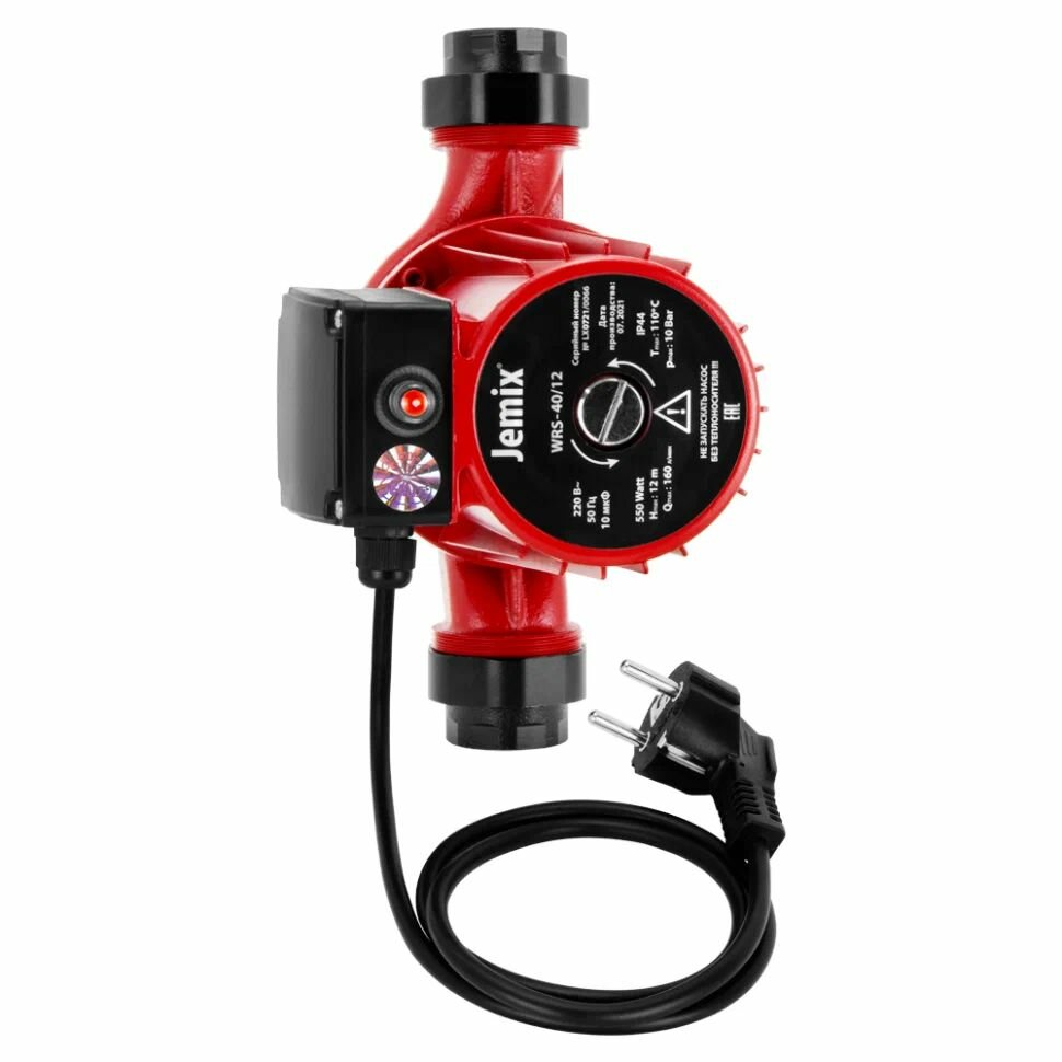 Циркуляционный насос для отопления JEMIX WRS-40/12-180 (ЦН-40/12-180)