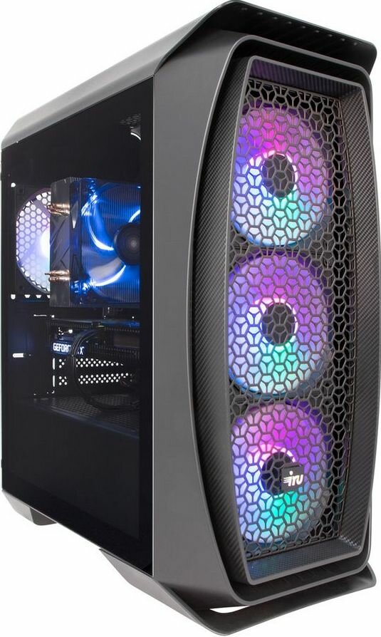 ПК iRU Game 310H5GMA (1859648) черный - Intel Core i5-11400F, ядра: 6 x 2,6 ГГц, 16 ГБ DDR4, NVIDIA GeForce GTX 1650 (4 Гб), SSD 1024 ГБ, Windows 10 Pro