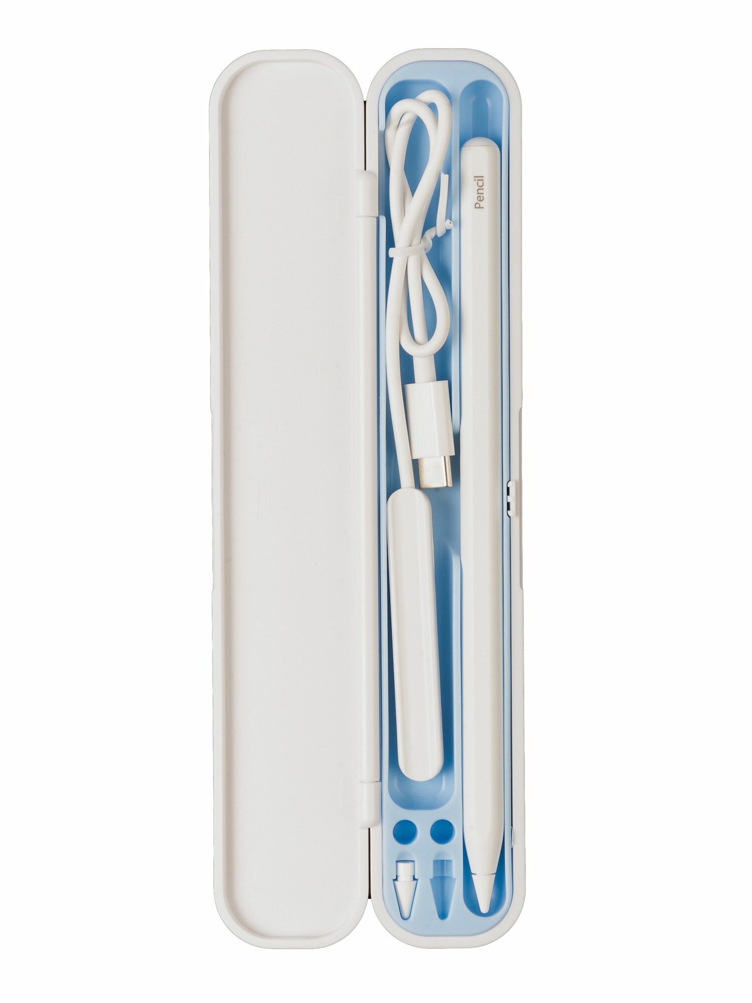 Стилус Wireless Charging Active Stylus Pen для Apple iPad в кейсе Белый