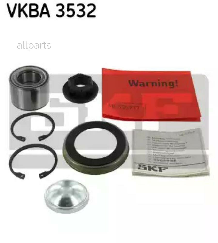 SKF VKBA 3532 Подшипник ступицы задний (полный к-кт) для FORD Focus-1/Fiesta/Fusion SKF VKBA 3532