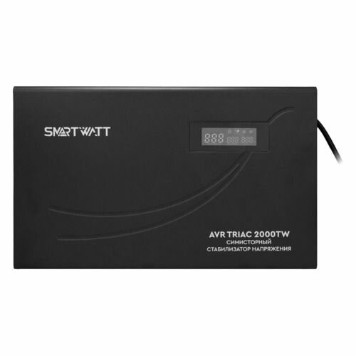Стабилизатор напряжения SMARTWATT AVR Triac 2000TW черный [4512020380003]