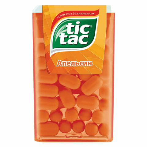 Tic Tac Конфеты драже, Апельсин, 16 г