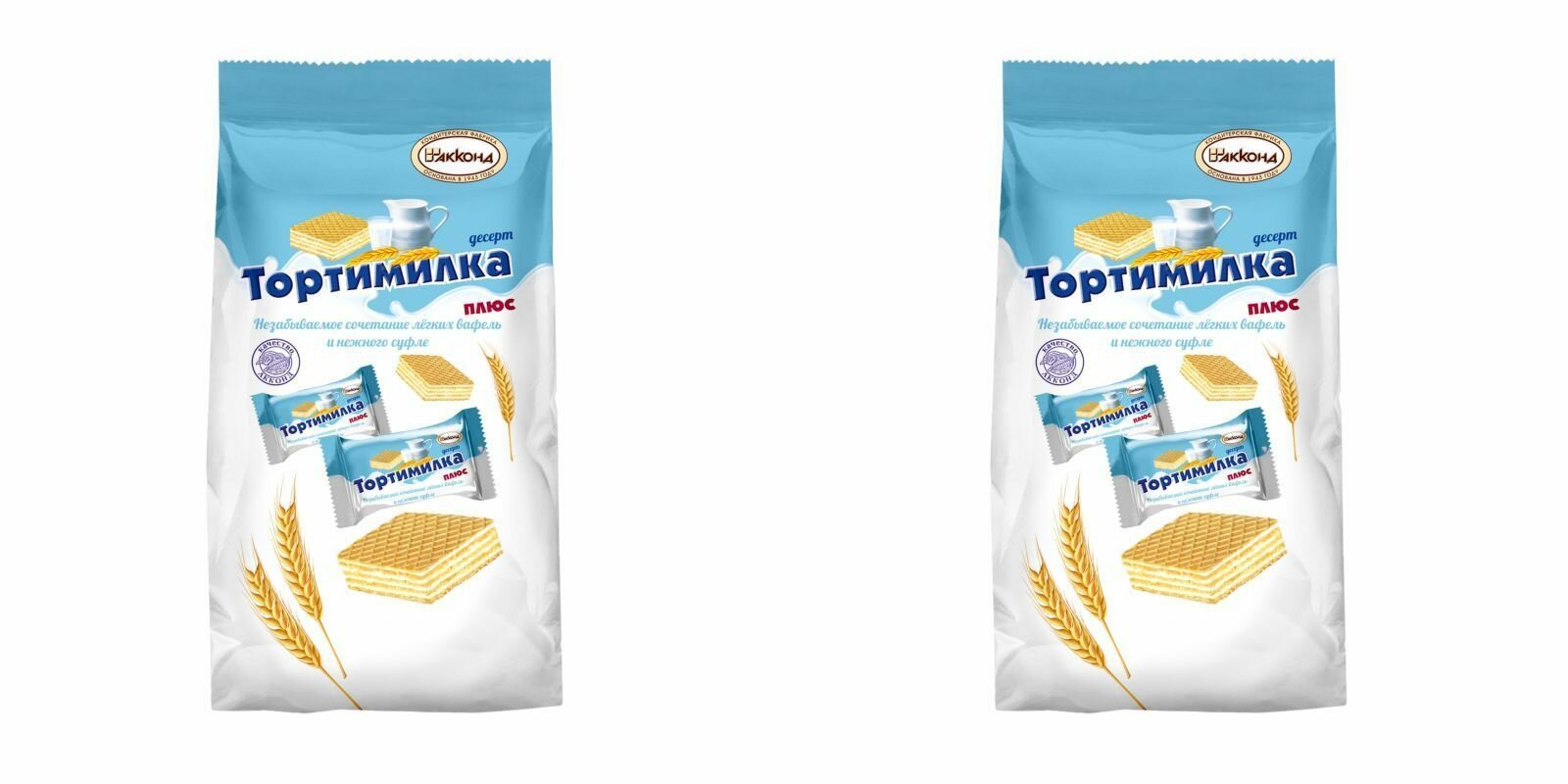 Акконд Десерт Тортимилка плюс, 200 г, 2 уп