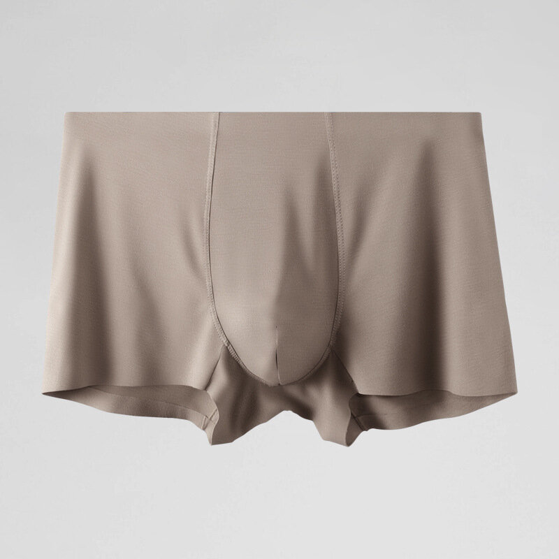 Нижнее белье, мужское, бесшовные, антибактериальные, дышащие, XL, темно-розовые