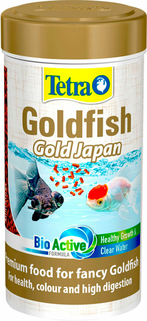 TETRA GOLDFISH GOLD JAPAN корм гранулы для селекционных золотых рыбок (250 мл х 2 шт)