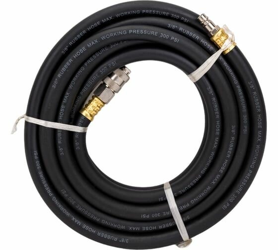 Шланг пневматический резиновый 5 м, 10х17 мм, резина Gigant G-PS13330