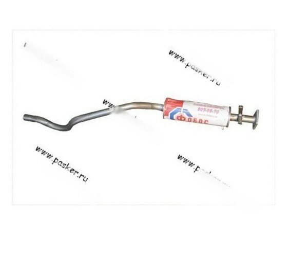 Резонатор daewoo nexia фобос сталь dx52/53 алюмокремнивое покрытием as120 под катализатор 3264