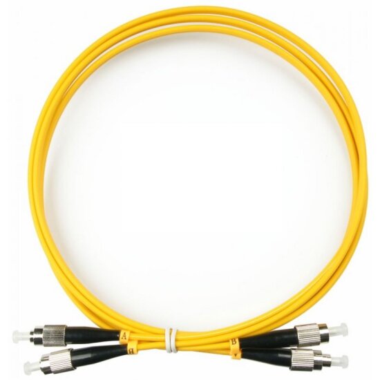 Патч-корд оптический Toplan , дуплексный, FC/UPC-FC/UPC, SM 9/125, 4 м, LSZH