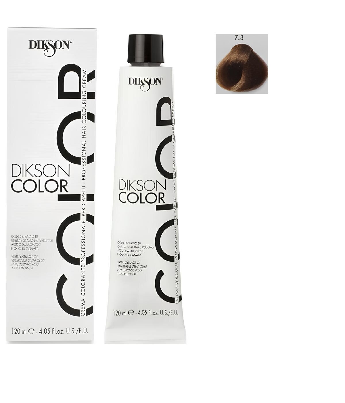 Краска для волос DC 7/3 русый золотистый Dikson Biondo Dorato, 120 мл