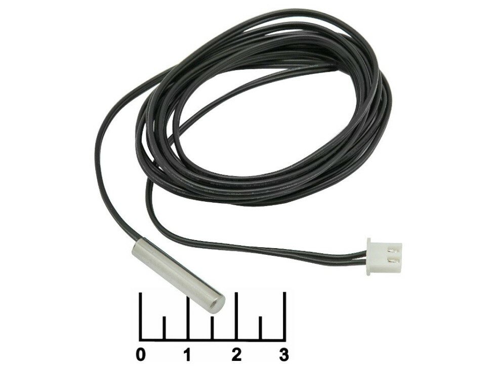 Датчик температуры NTC 10 кОм кабель 2м 2pin (F12339,3950)