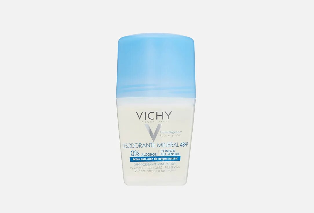 Дезодорант VICHY 48h Mineral Deodorant, минеральный, кристалл, без алюминия, 50 мл
