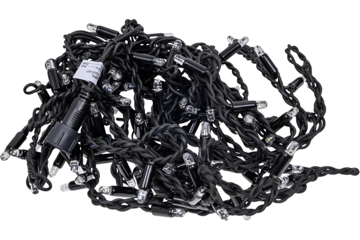 ЭРА ERAPSBZ1 Гирлянда новогодняя светодиодная бахрома 2х0,7 м, желтая, 100 LED, IP65, 220 В