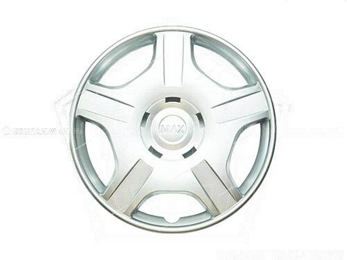 Колпаки декоративные (на пруж.) r-14 "макс" серебристый (к-т 2 шт) (ак1418)