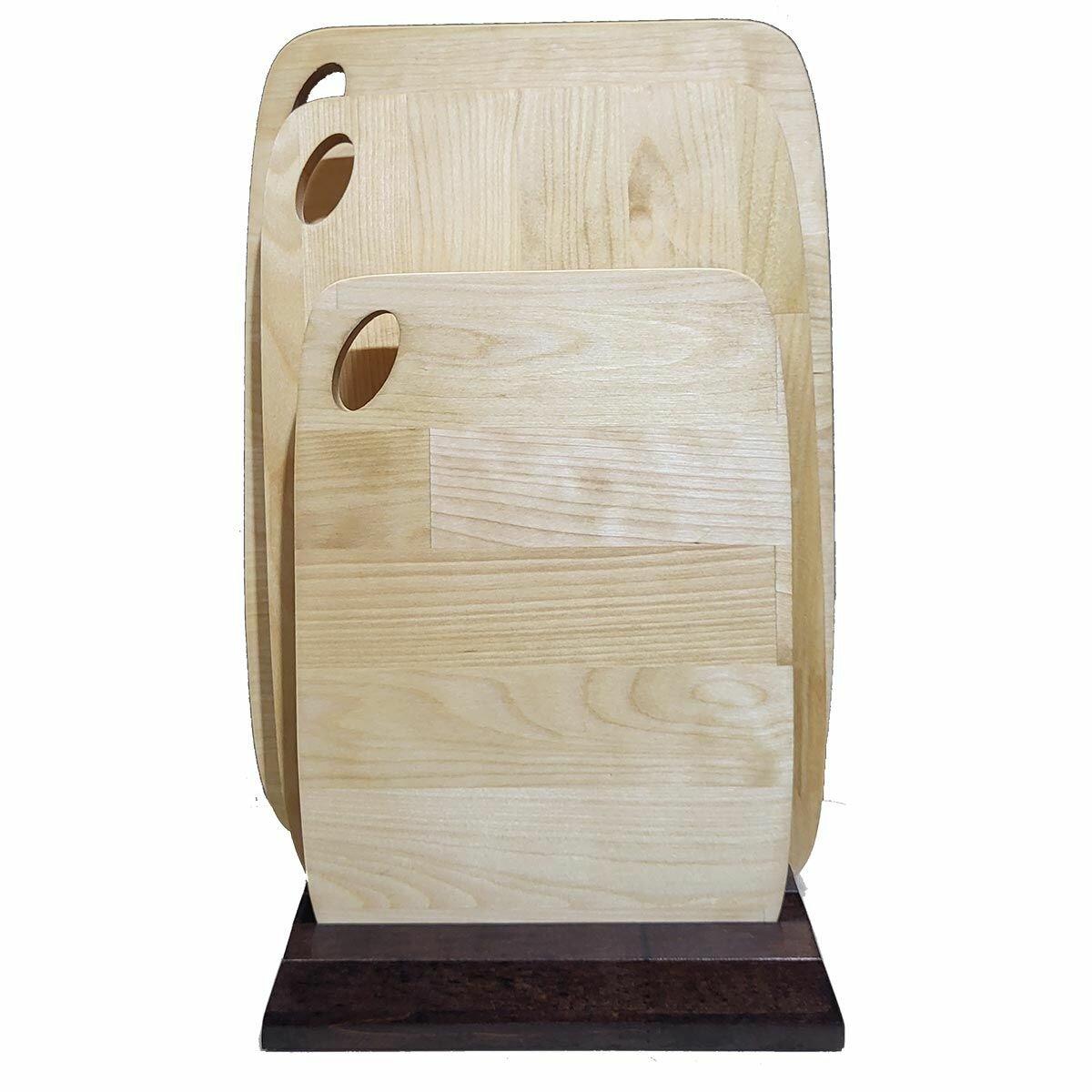 375225 Набор разделочных досок 1,8 см, массив березы, 3 шт: 18х25, 22х32, 25х35 см, покрыты маслом