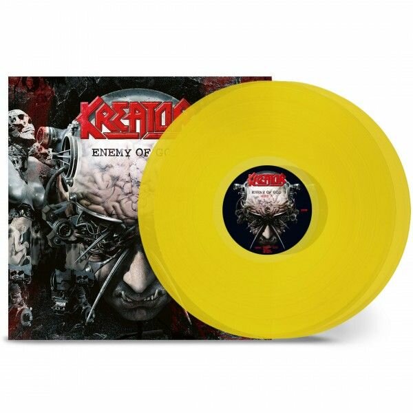 Виниловая пластинка Kreator – Enemy Of God, 2-LP, Colored Vinyl, Remastered, Limited Edition, Nuclear Blast Records 2024