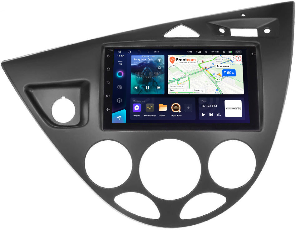 Штатная магнитола Ford Focus 1998-2005 (черная) Teyes CC3L 4/32 7" RP-11-548-238 Android 10 (4G-SIM, DSP, IPS)