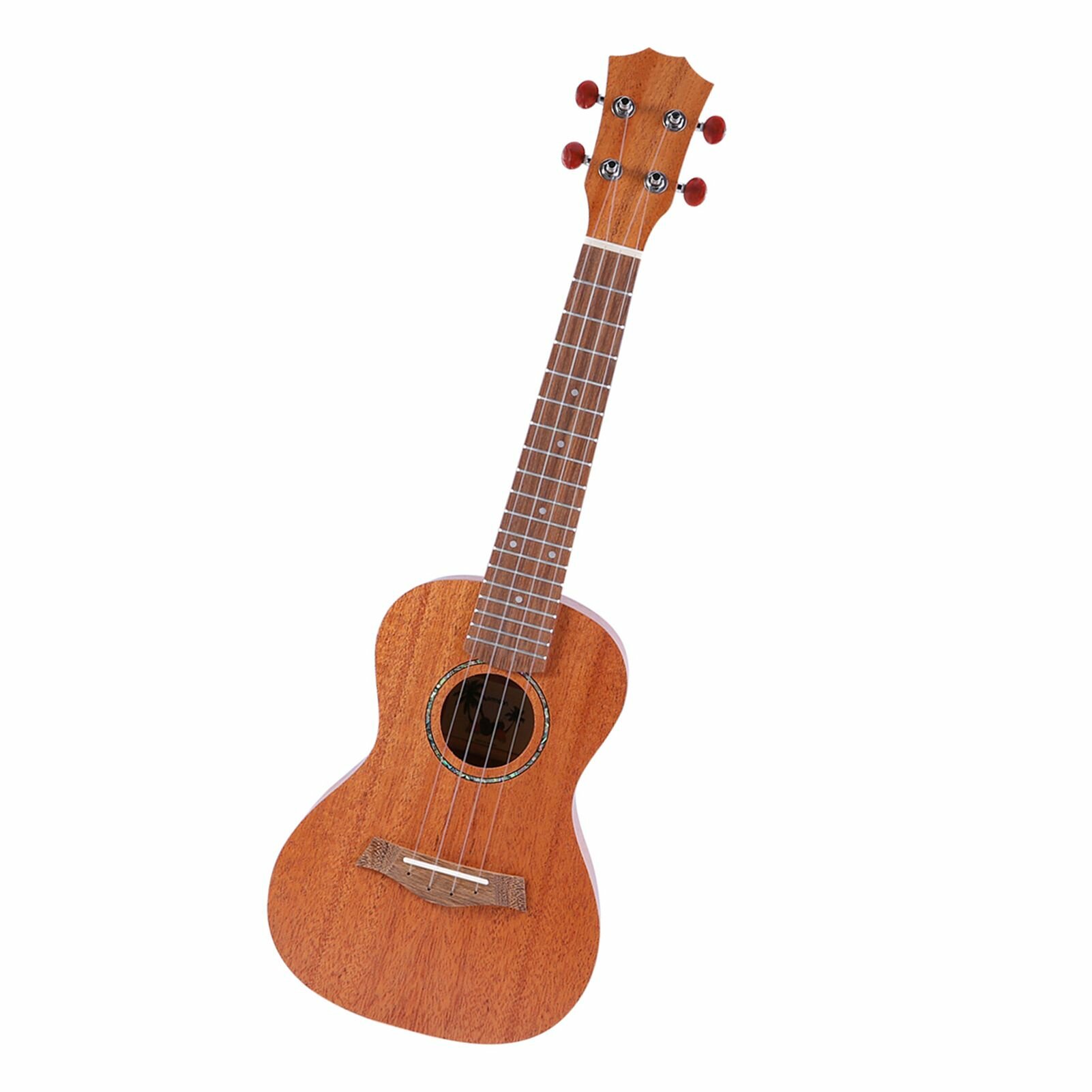 23-дюймовый акустический концертный комплект для укулеле из красного дерева,