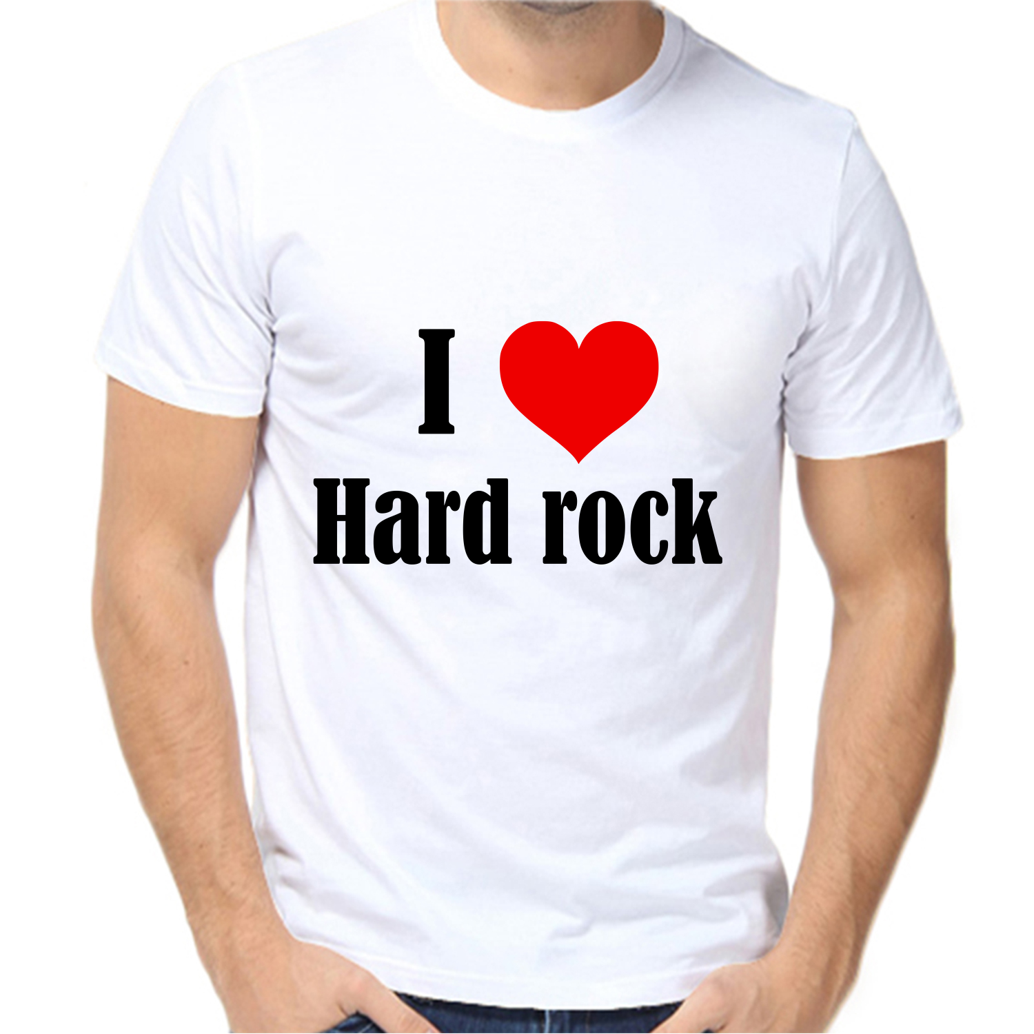 Футболка Я люблю Hard rock Хард-рок