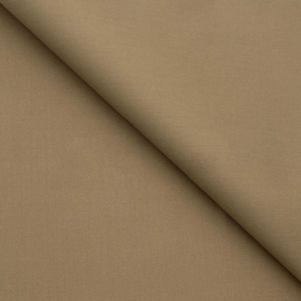 Смесовая ткань Твил, плотность 210 гр/м2. Цвет бежевый. Готовый отрез 3*1,48м.