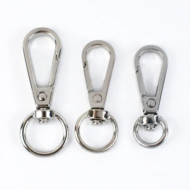 Металлические пряжки Meetee 10/30 шт, 8/10/13 мм 8x32mm-10Pcs, Silver