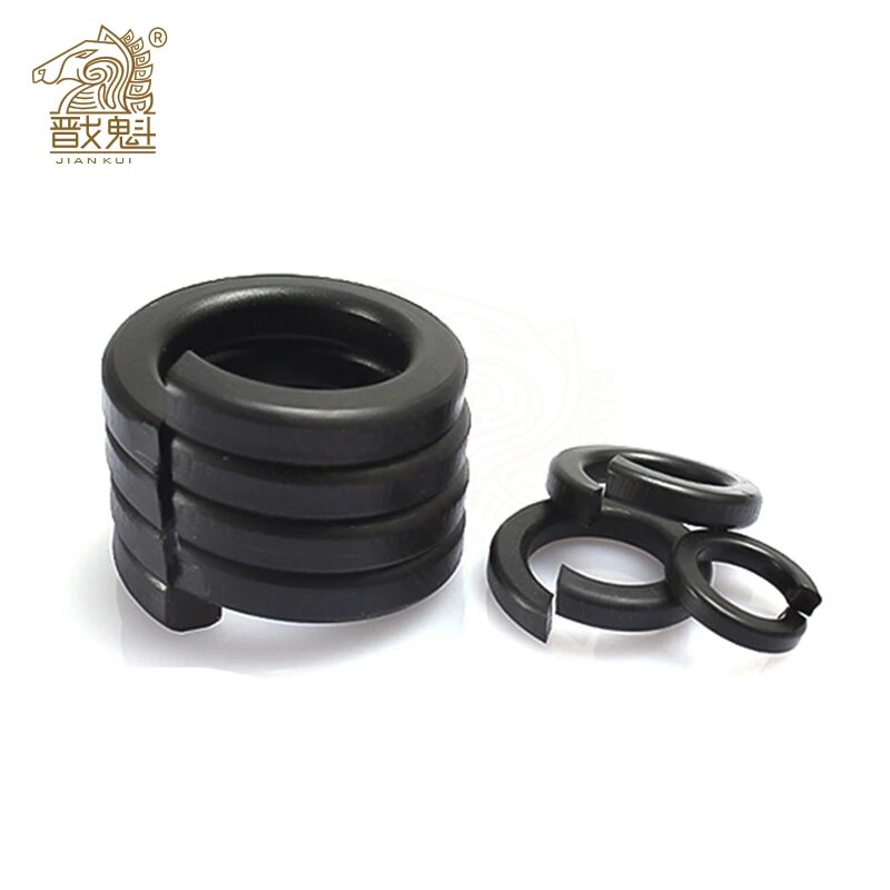 Шайбы стопорные разделительные из нержавеющей стали Jian Kui M1.6-M24 Grade 10.9 Black, M6(50PCS)