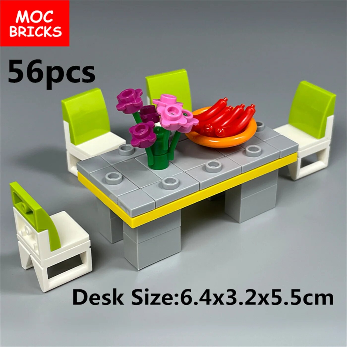Кубики MOC диван, домашняя мебель, стул, стол, городская модель, Обучающие строительные блоки, фигурки, игрушка «сделай сам» для детей, подарок