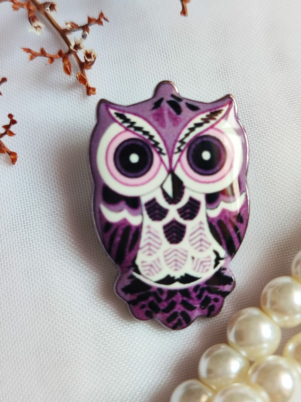 Брошь, эмаль