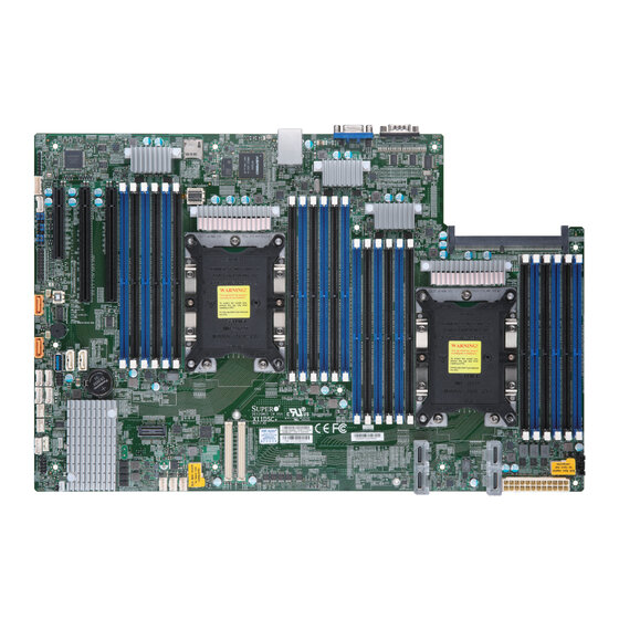 Материнская плата Supermicro X11DSC+ Dual Soc-3647 iC621, Proprietary, 24 DIMM DDR4 до 6TB 3DS ECC, 4 SATA RAID 0,1,5,10