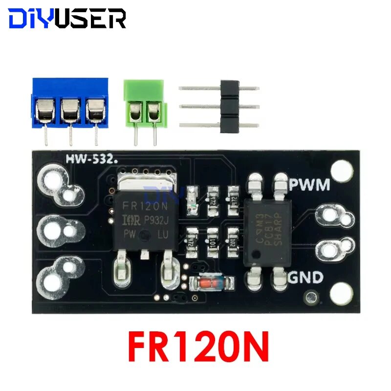 DIYUSER FR120N LR7843 AOD4184 D4184 изолированный MOSFET модуль FR120N - 100V 9.4A