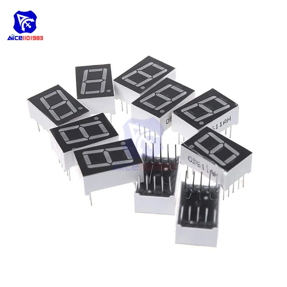 Diymore 5 шт. 0,56" красный светодиодный цифровой дисплей Common Cathode