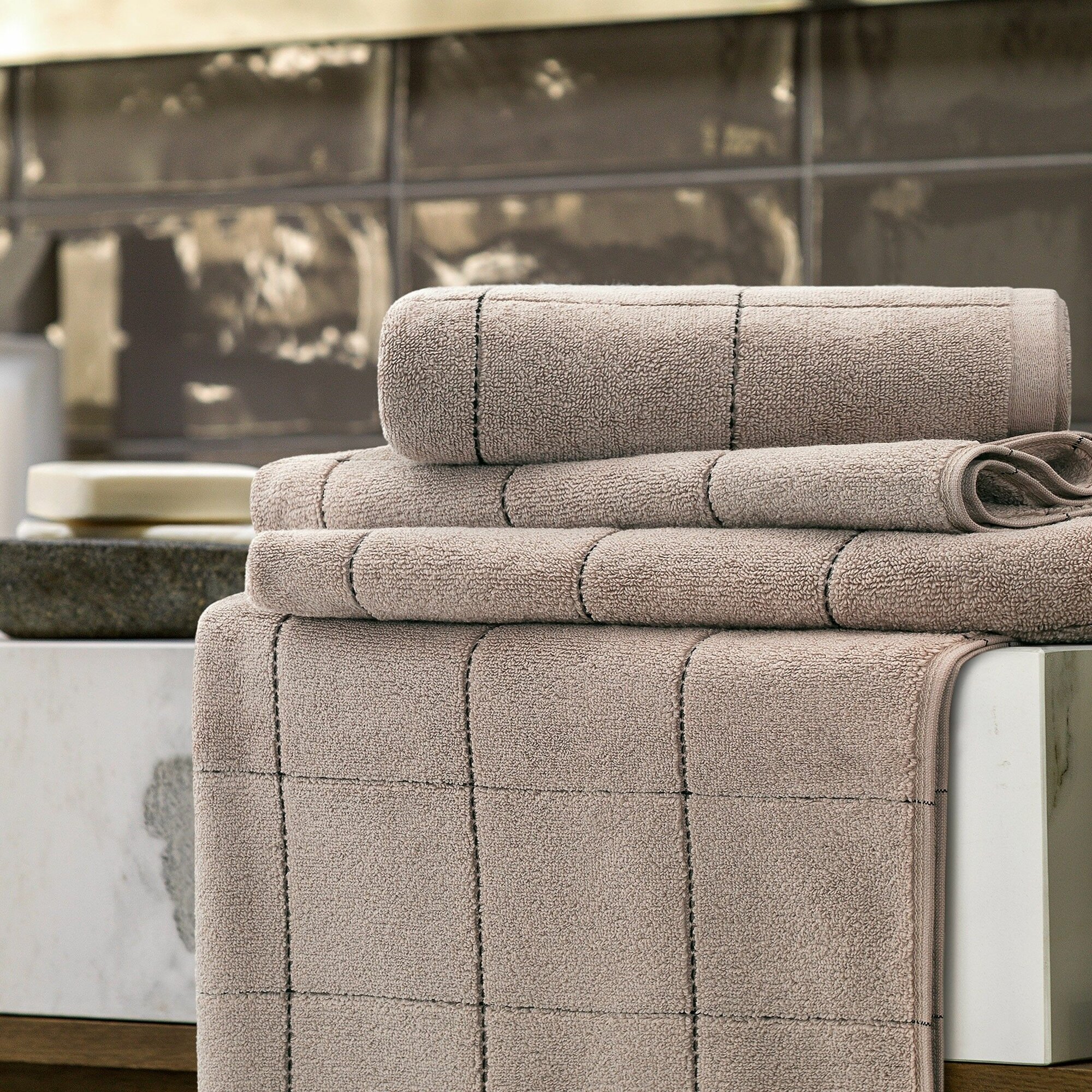 Мэттью т.-беж Полотенце 70х140, 100% микрокоттон, 520 гр/м2