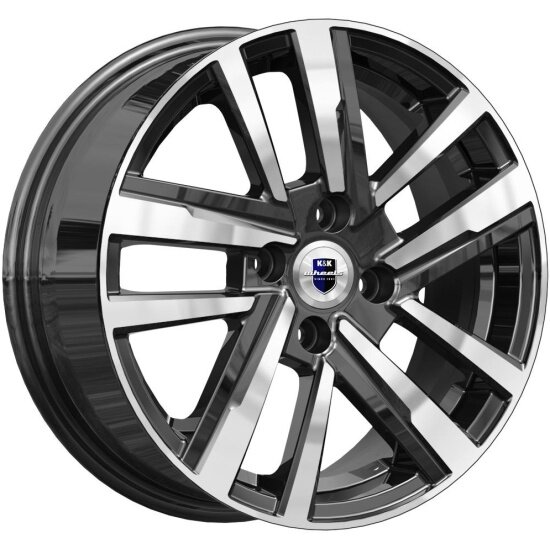 Диск K&k Хант 6x15/4x100 D60.1 ET37 алмаз чёрный